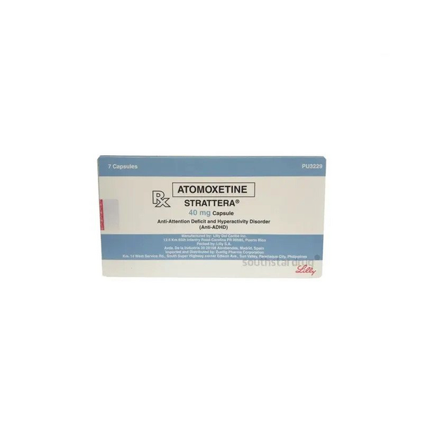 STRATTERA Atomoxetine Hydrochloride 40mg Capsule 7's price in the ...